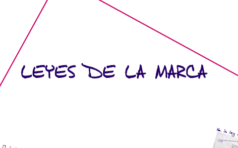 leyes de la marca by beatriz helena quiroga on Prezi