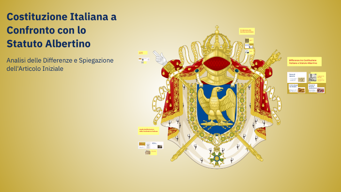 Costituzione Italiana a Confronto con lo Statuto Albertino by marco ...