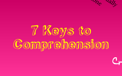 MSK 7 Keys to Comprehension by Katie Frick Frack on Prezi