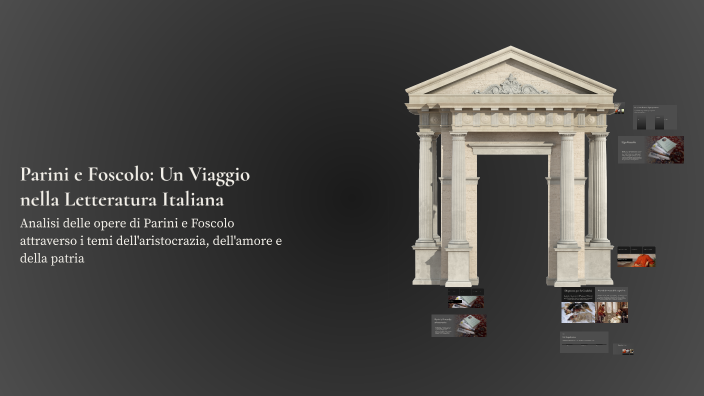 Parini e Foscolo: Un Viaggio nella Letteratura Italiana by Francesca ...