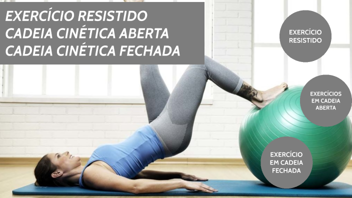 EXERCÍCIO RESISTIDO CADEIA CINÉTICA ABERTA CADEIA CINÉTICA FECHADA by ...