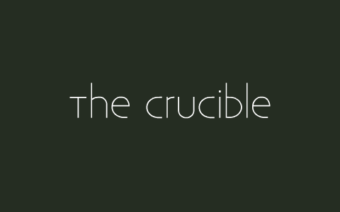 The Crucible Alphabete review by silvia aquino on Prezi