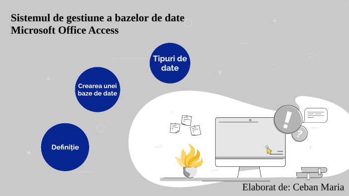 Sistemul de gestiune a bazelor de date Microsoft Office Access by Maria ...