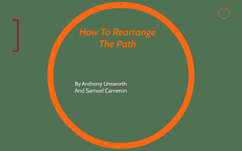 How To Rearrange The Path by Anthony Unsworth on Prezi