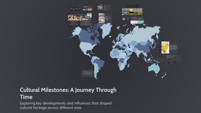 Cultural Milestones: A Journey Through Time by Alana Kahele on Prezi