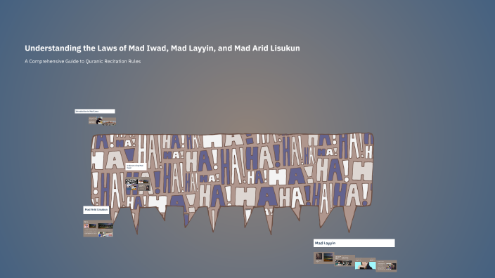 Understanding the Laws of Mad Iwad, Mad Layyin, and Mad Arid Lisukun by ...