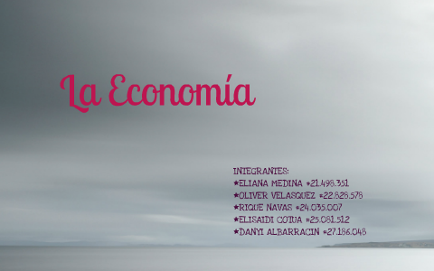 teoria economica by oliver velasquez