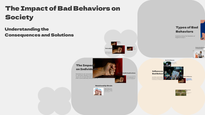 The Impact of Bad Behaviors on Society by Shereen Farag on Prezi