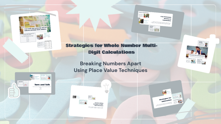 Strategies For Performing Whole Number Multi Digit Calculations By