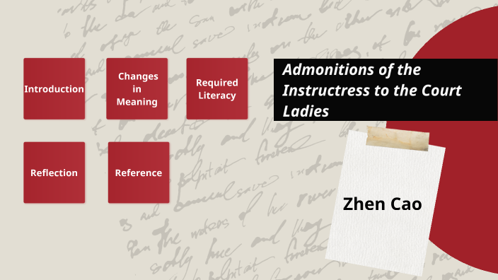 The Admonitions Scroll by Zhen C on Prezi