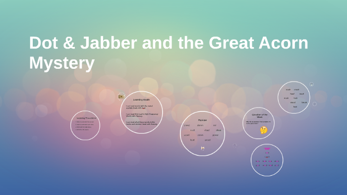 Dot & Jabber and the Great Acorn Mystery by Sheyenne Schneider on Prezi