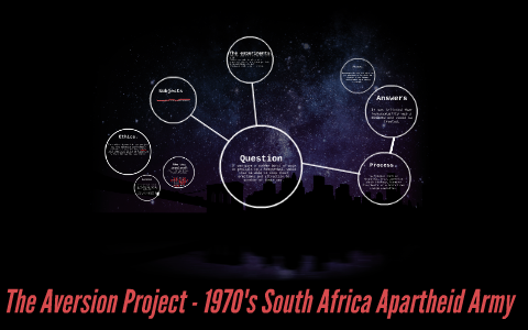 The Aversion Project - 1970's South Africa Apartheid Army by jaycob ...