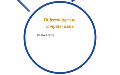 Different types of computer users by Ryan Ayres on Prezi