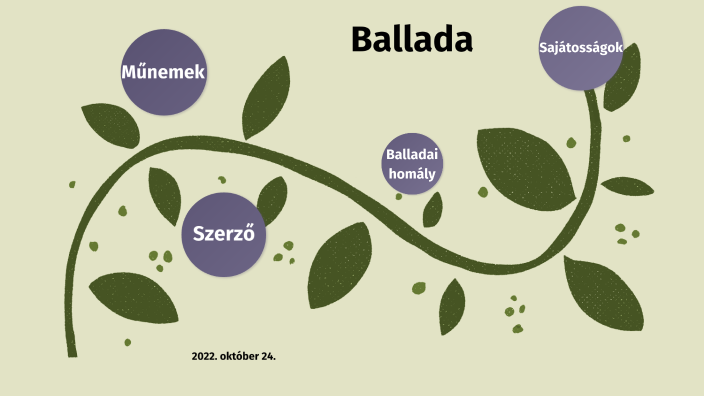 Ballada by Dorottya Sziron-Szécsényi on Prezi