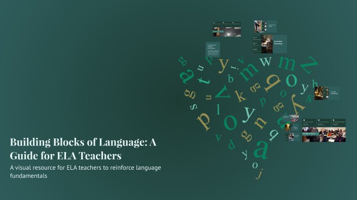 Building Blocks of Language: A Guide for ELA Teachers by Rebecca Farris ...