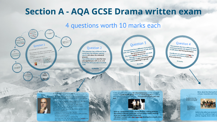Section A AQA GCSE Drama exam paper by Julia Harriyott on Prezi