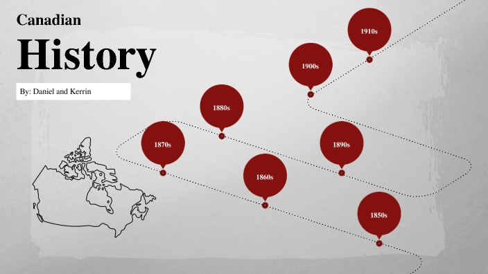 Canadian History TImeline (1850 - 1914) by Daniel Bisimwa on Prezi