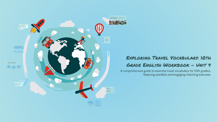 Exploring Travel Vocabulary: 10th Grade English Workbook - Unit 4 by ...