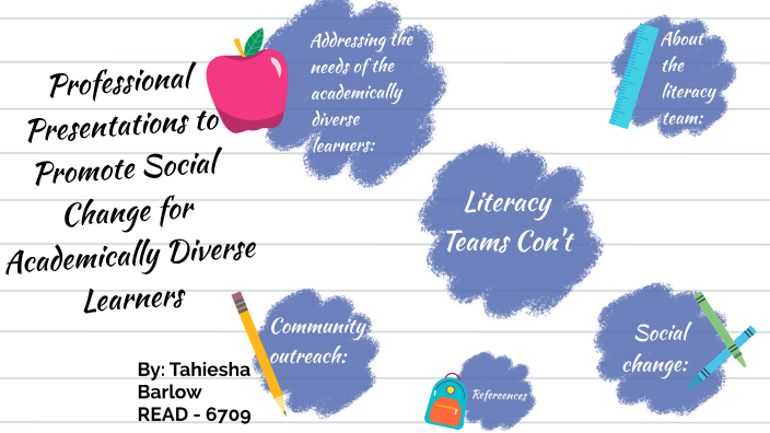 Professional Presentations to Promote Social Change for Academically ...