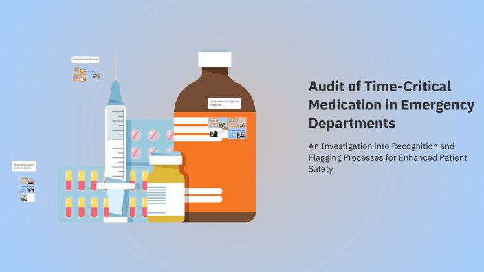 Audit of Time-Critical Medication in Emergency Departments by Gilles ...
