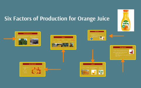 Six Factors of Production for Orange Juice by Alvin Dass on Prezi