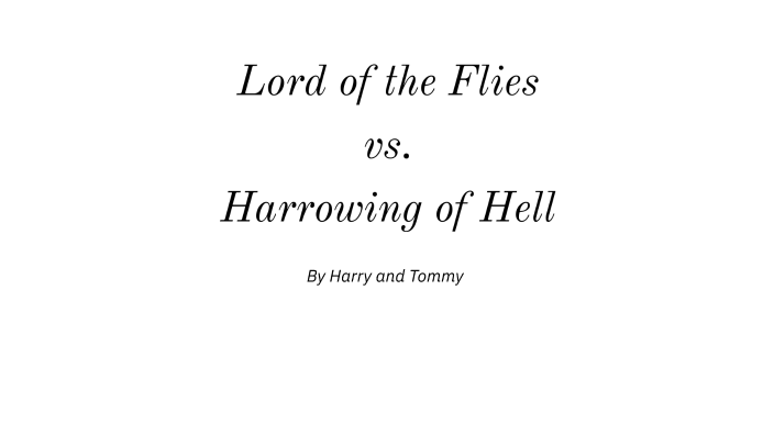 Lord of the Flies Group project final edition by Harry Schechter on Prezi
