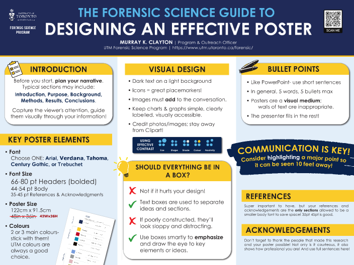 Forensic Science Poster Style Guide by Murray Clayton on Prezi