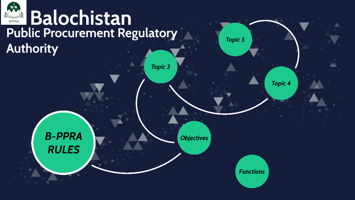 BPPRA Rules by Fareed Manzoor on Prezi