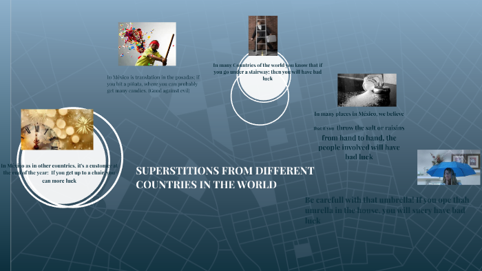 SUPERSTITIONS FROM DIFFEERENT COUNTRIES IN THE WORLD by Ariadne Aquino ...
