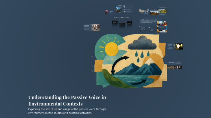Understanding the Passive Voice in Environmental Contexts by Anna ...