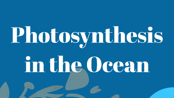 Photosynthesis in the Ocean by Moenaesha Tipoti on Prezi