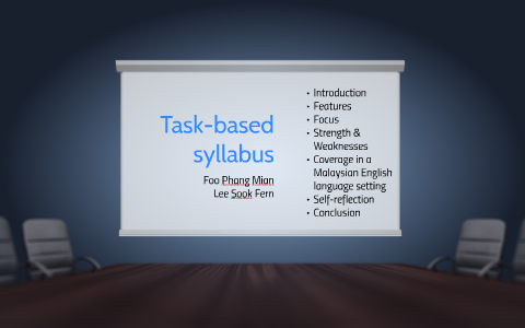 Task-based syllabus by Mian Foo on Prezi