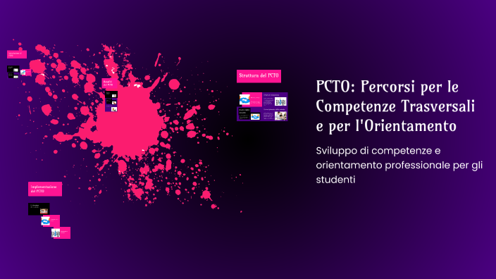 PCTO: Percorsi per le Competenze Trasversali e per l'Orientamento by ...