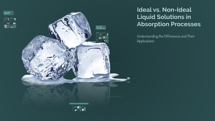 Ideal vs. Non-Ideal Liquid Solutions in Absorption Processes by Amrutha ...