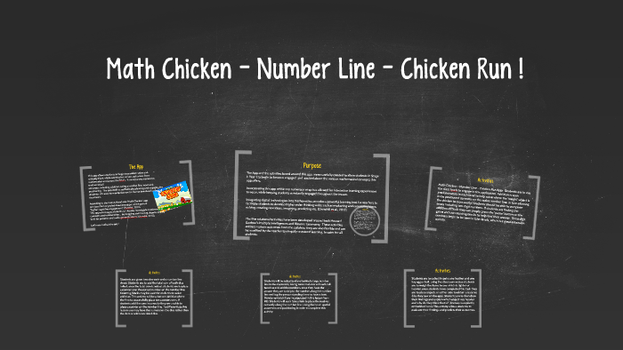 Math Chicken - Number Line - Chicken Run ! by Lindsey Stephens on Prezi