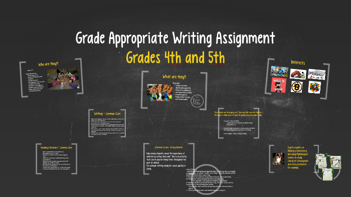 Grade Appropriate Writing Assignment by Melanie Maltby on Prezi
