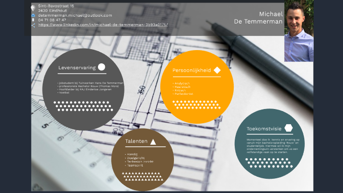One-pager Michael De Temmerman by Michael De Temmerman on Prezi
