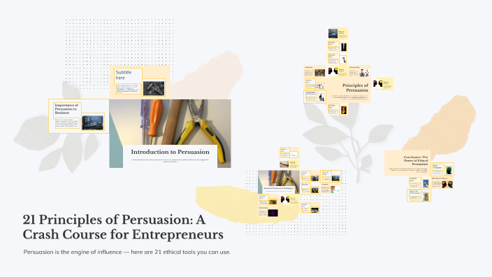 21 Principles of Persuasion: A Crash Course for Entrepreneurs by Daniel ...