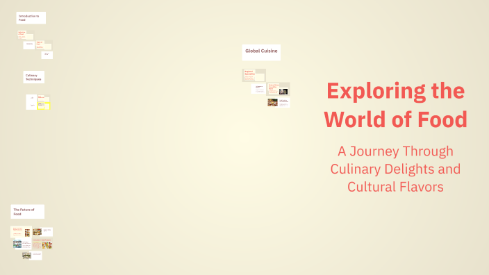 Exploring the World of Food by Sadiq Memon on Prezi