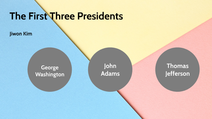 First Three Presidents by Jiwon Kim on Prezi