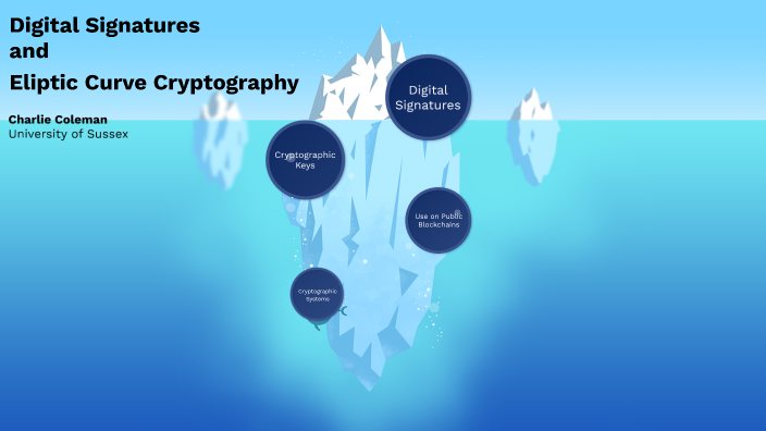 Digital signatures and Eliptic Curve Cryptography by Charlie Coleman on ...