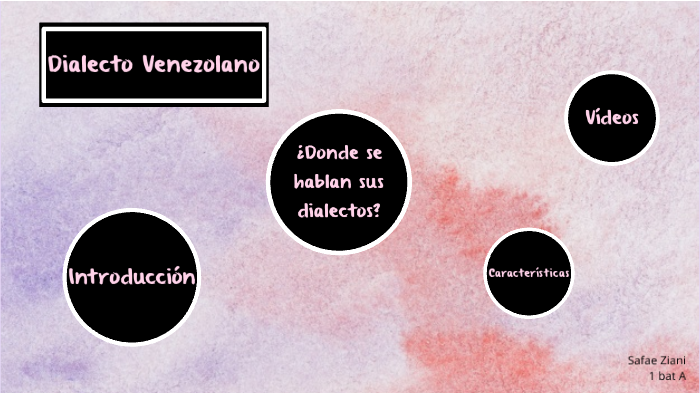 Dialecto venezolano by safae ziani on Prezi