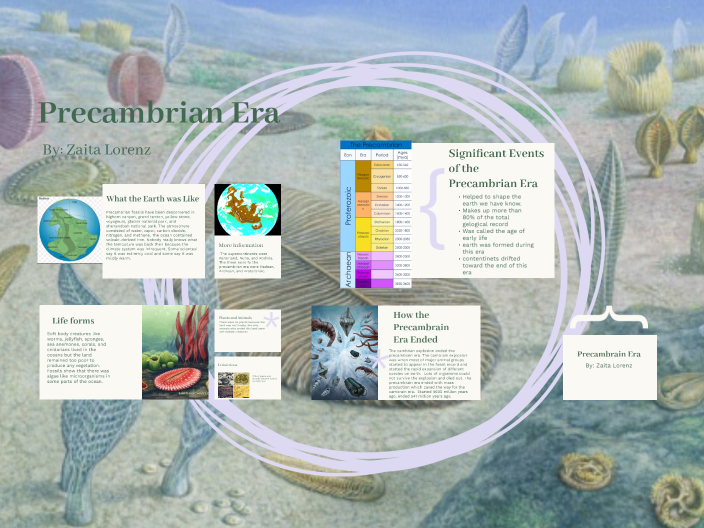 Precambrian Era by ZAITA LORENZ on Prezi