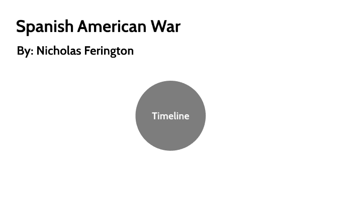 Spanish American War Timeline by Nicholas Ferington on Prezi