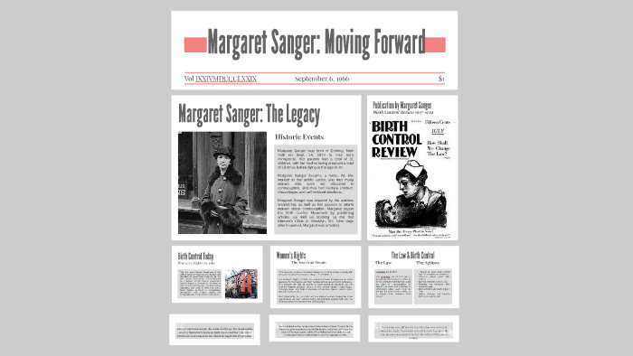 MARGARET SANGER by Ms. Donna Rashidova on Prezi