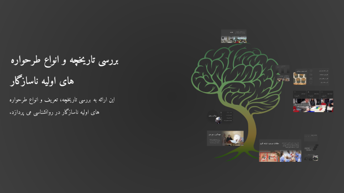 بررسی تاریخچه و انواع طرحواره های اولیه ناسازگار by amir feiz on Prezi