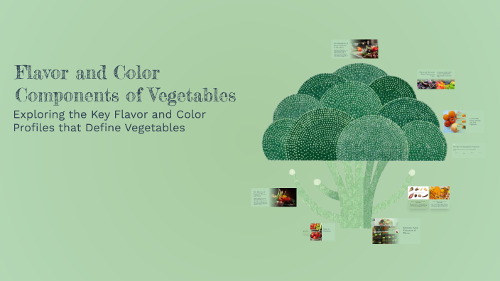 Flavor and Color Components of Vegetables by jeric mancera on Prezi