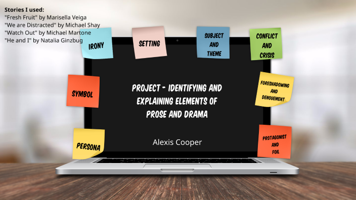Project - Identifying and Explaining Elements of Prose and Drama by Alexis Cooper on Prezi