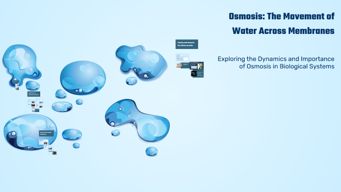 Osmosis: The Movement of Water Across Membranes by William Nasak on Prezi
