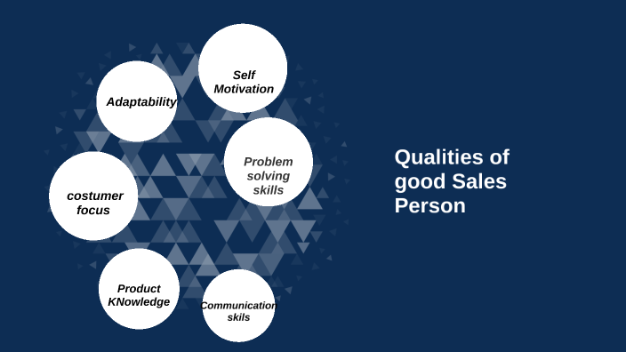 Qualities of good sales person by Imran Adhikari on Prezi